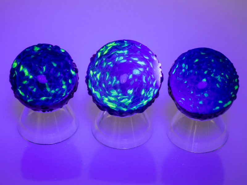 Glass Geodes with Floating Opal - Wizard Glass